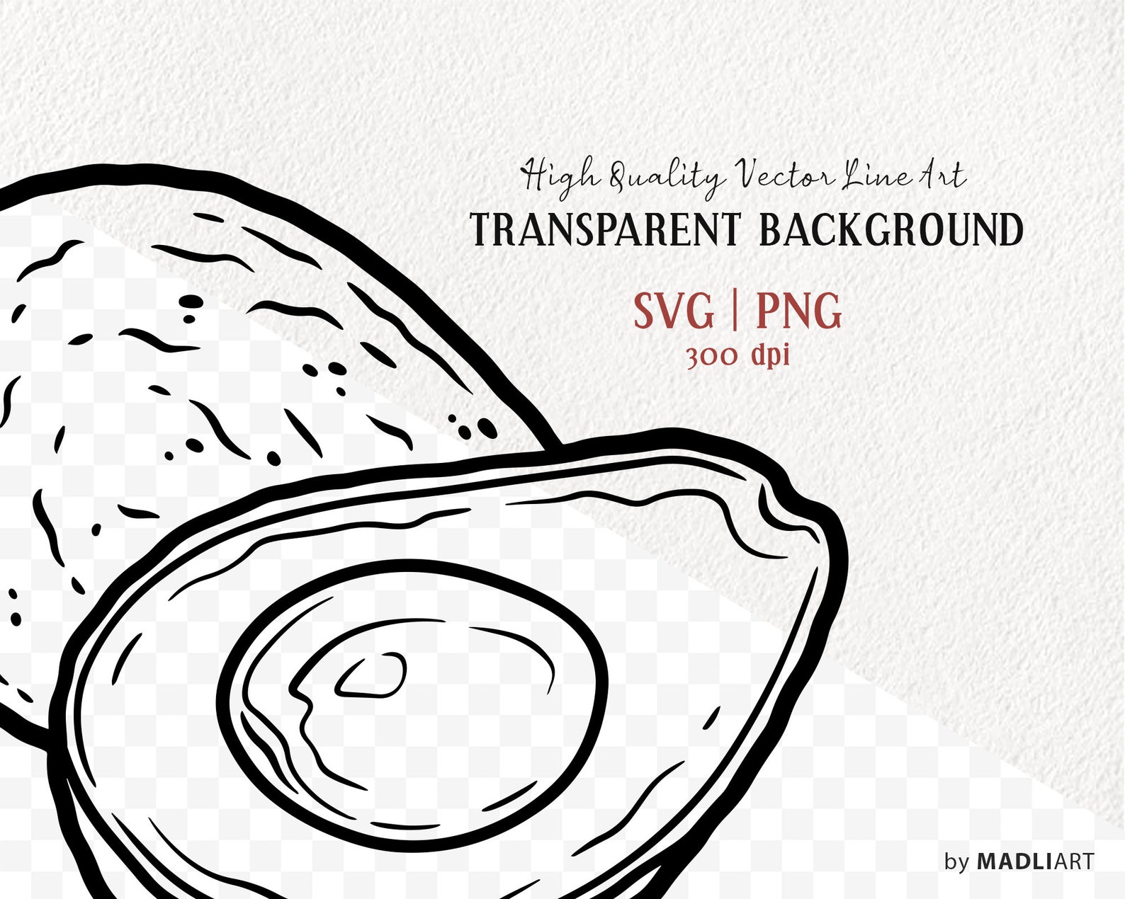 Avocado SVG Clipart. Avocado Vector Drawing. Avocado Plant Fruit and ...