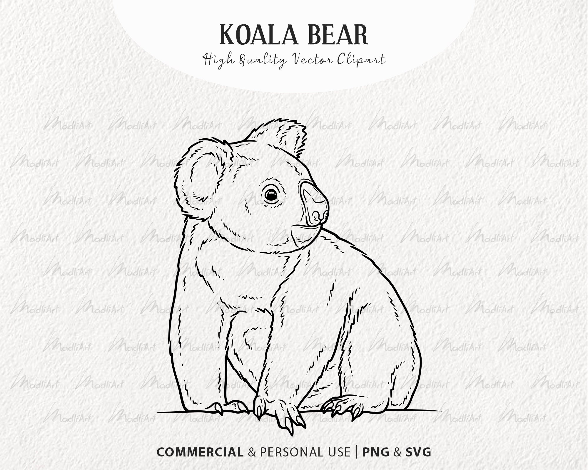 Koala Bear Outline