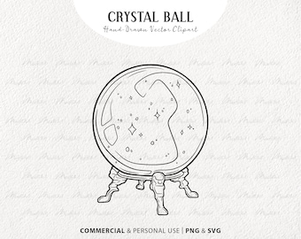 Mystical Witch Line Art Png - Etsy