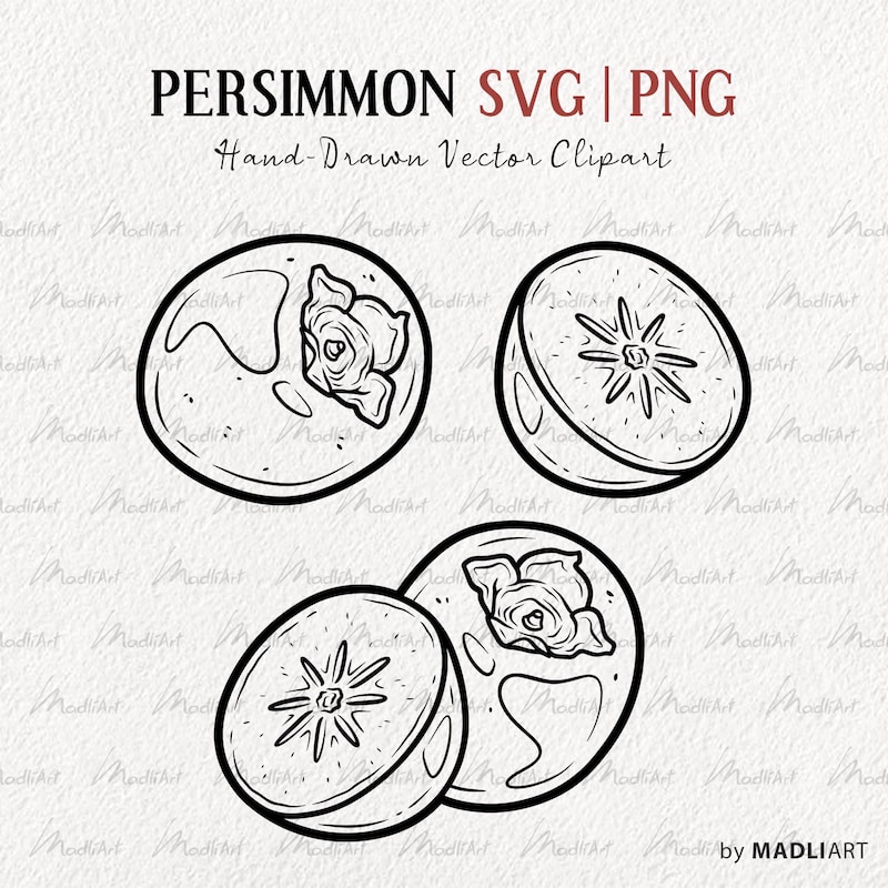 Persimmon Tree Canvas - Etsy