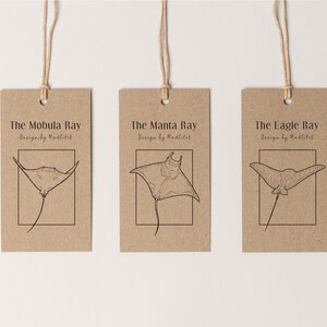 Ray Fish Clipart Bundle. Sea Creature Vector Line Art. Ocean Animals ...