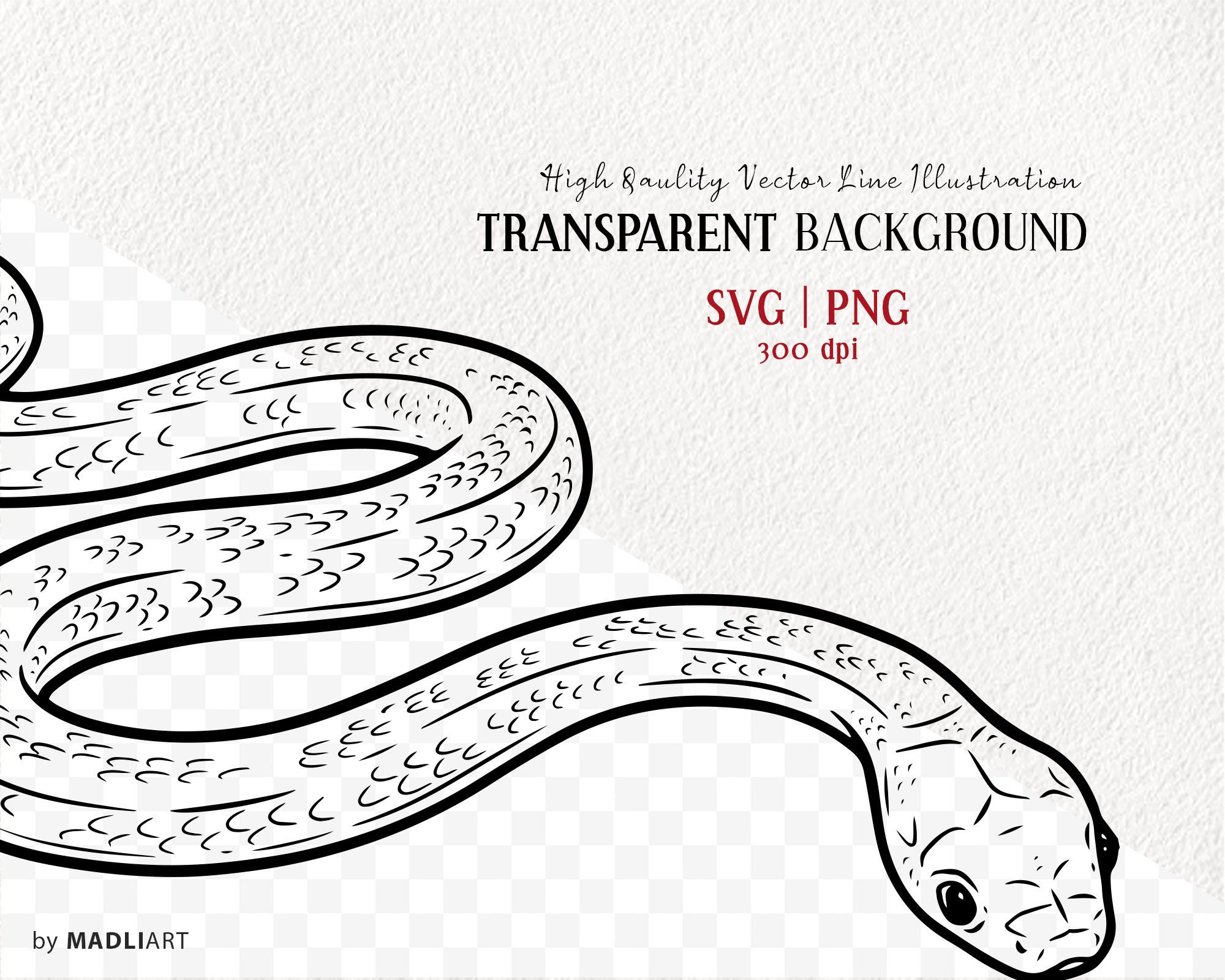 Brown Snake SVG Clipart. Snake Vector Drawing. Cobra Tattoo Design ...