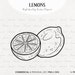 Lemon SVG Clipart. Vector Lemon. Lemon Tree Fruits. Citrus Slice Clipart. Lemonade Line ...