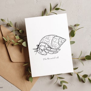 Hard Shell Sea Creatures Clipart Bundle. Marine Animals Vector Line Art ...