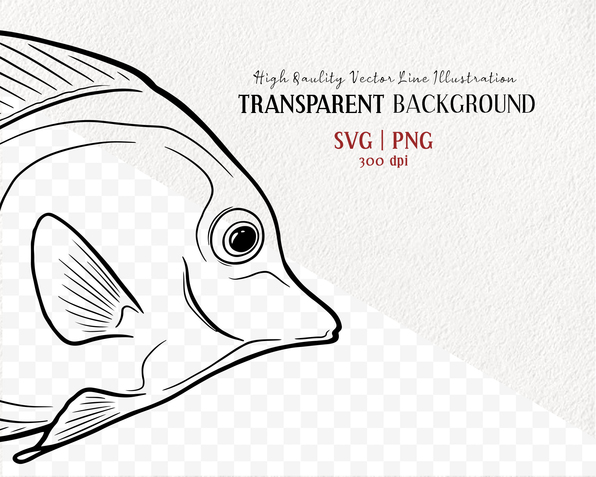 Yellow Tang Vector Clipart. Coral Reef Fish SVG Drawing. Ocean - Etsy