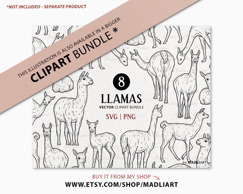 Llama SVG Clipart. Alpaca SVG Line Drawing. Llama Vector Drawing. Llama ...