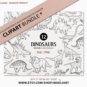 Pterosaur Dinosaur SVG Clipart. Flying Dinosaur Vector Line Art ...