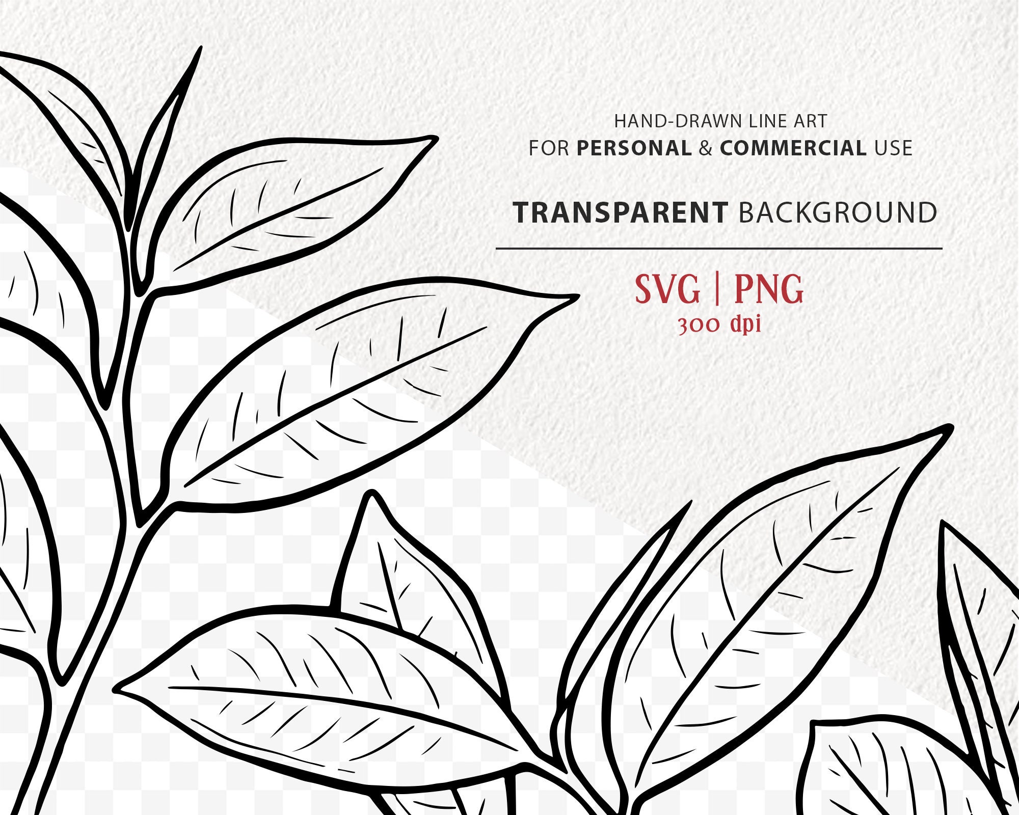 Small Leaves SVG Clipart Bundle. 8 Vector Spring Leaves. - Etsy