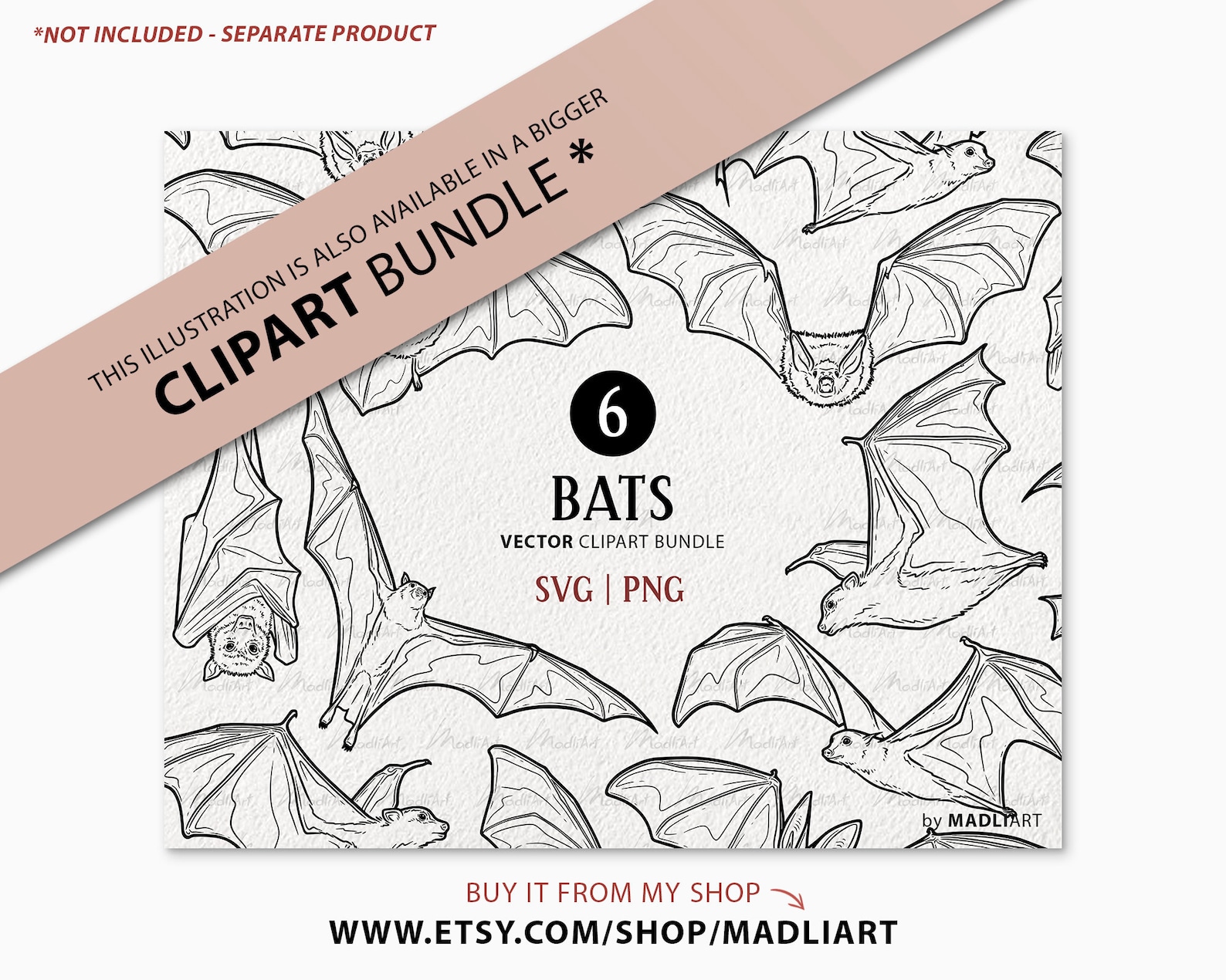 Obst-Fledermaus SVG Clipart. Hängende Fledermaus-Vektorgrafiken ...