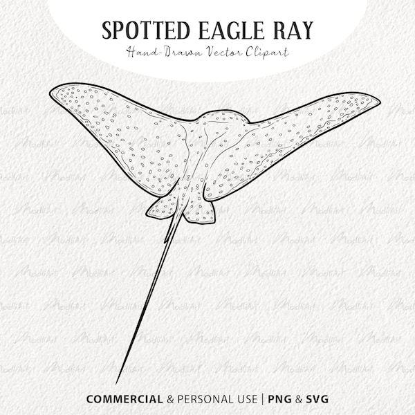 Spotted Eagle Ray - Etsy