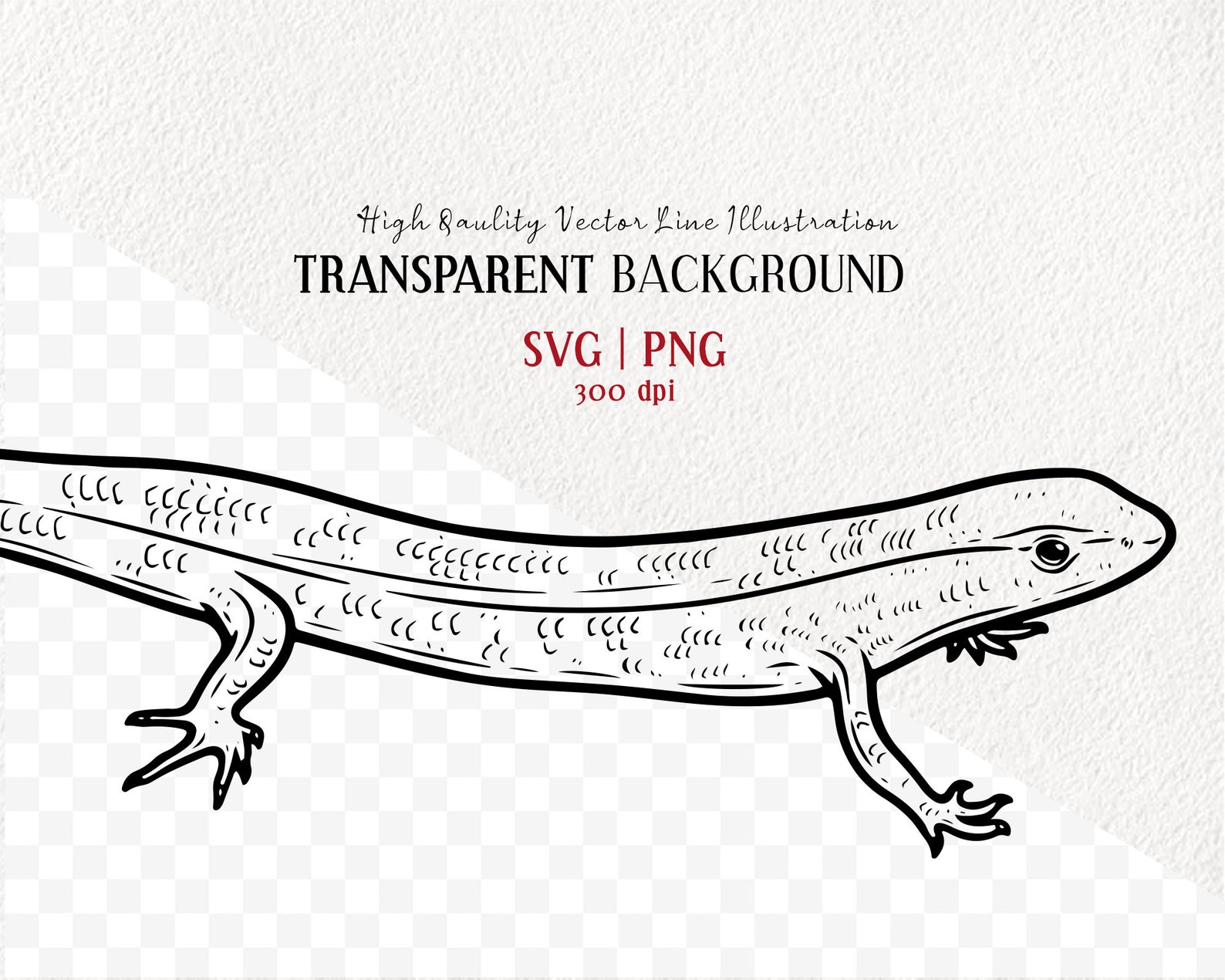 Plague Skink SVG Clipart. Snake Like Lizard Vector Drawing. Blue Tongue ...