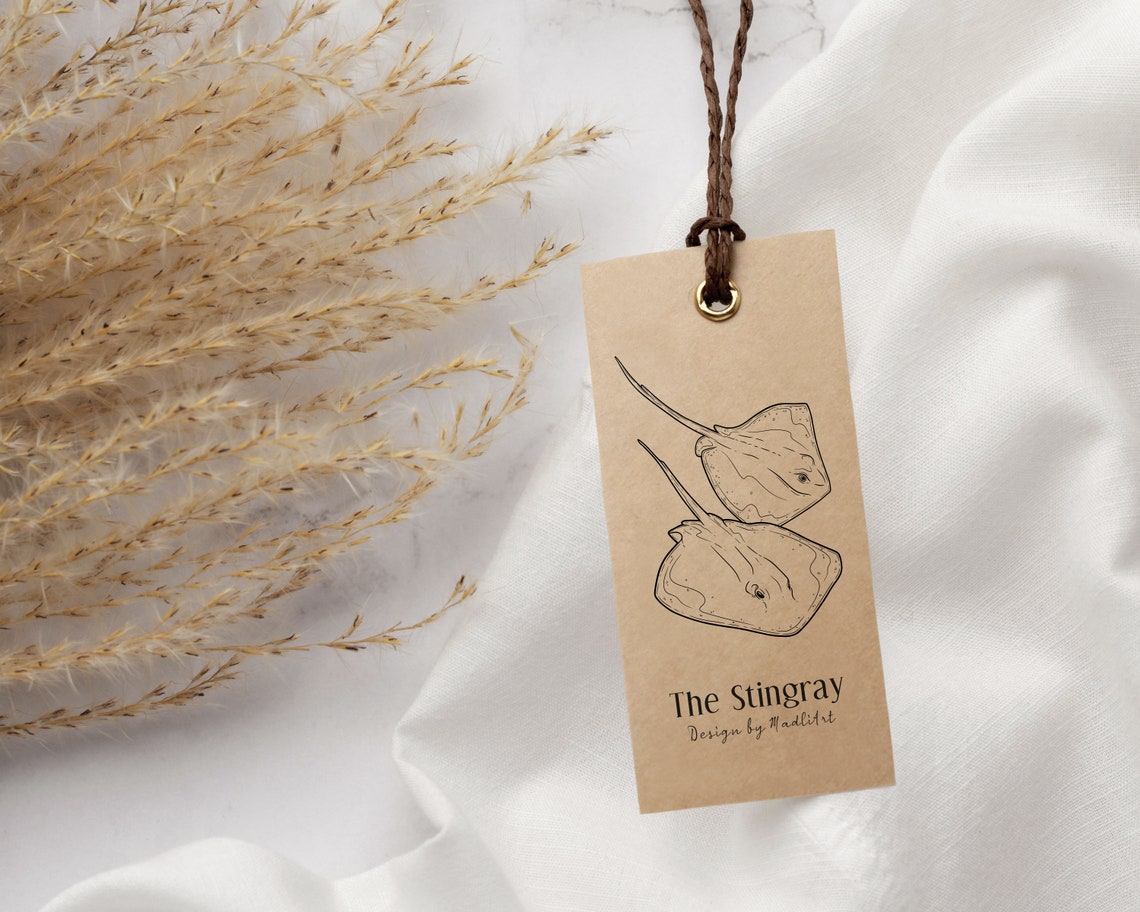 Ray Fish Clipart Bundle. Sea Creature Vector Line Art. Ocean - Etsy