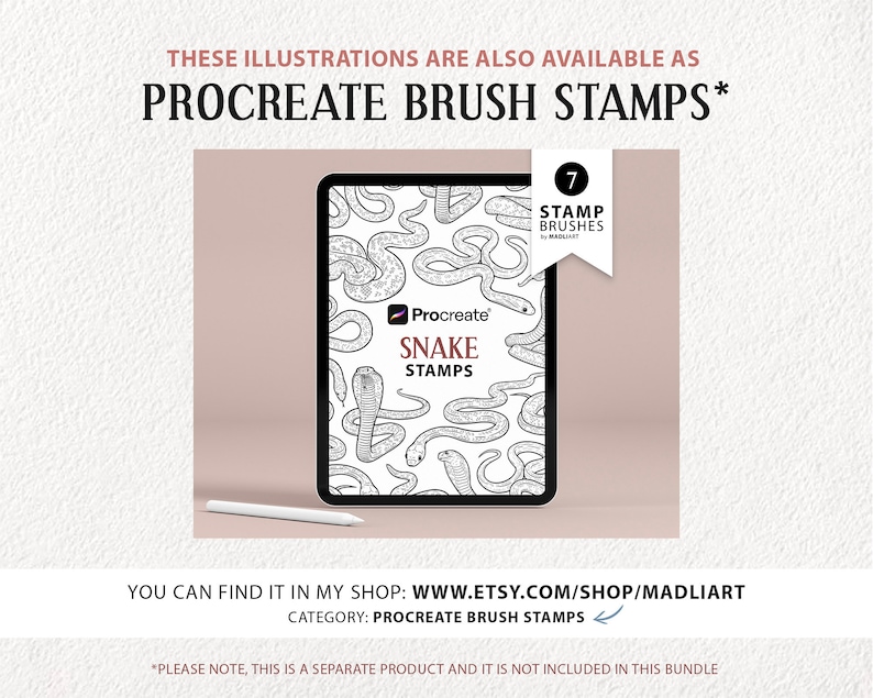 7 Snakes SVG Clipart Bundle. Cobra Vector Drawings. - Etsy