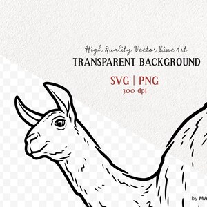 Llama SVG Clipart. Alpaca SVG Line Drawing. Llama Vector Drawing. Llama ...