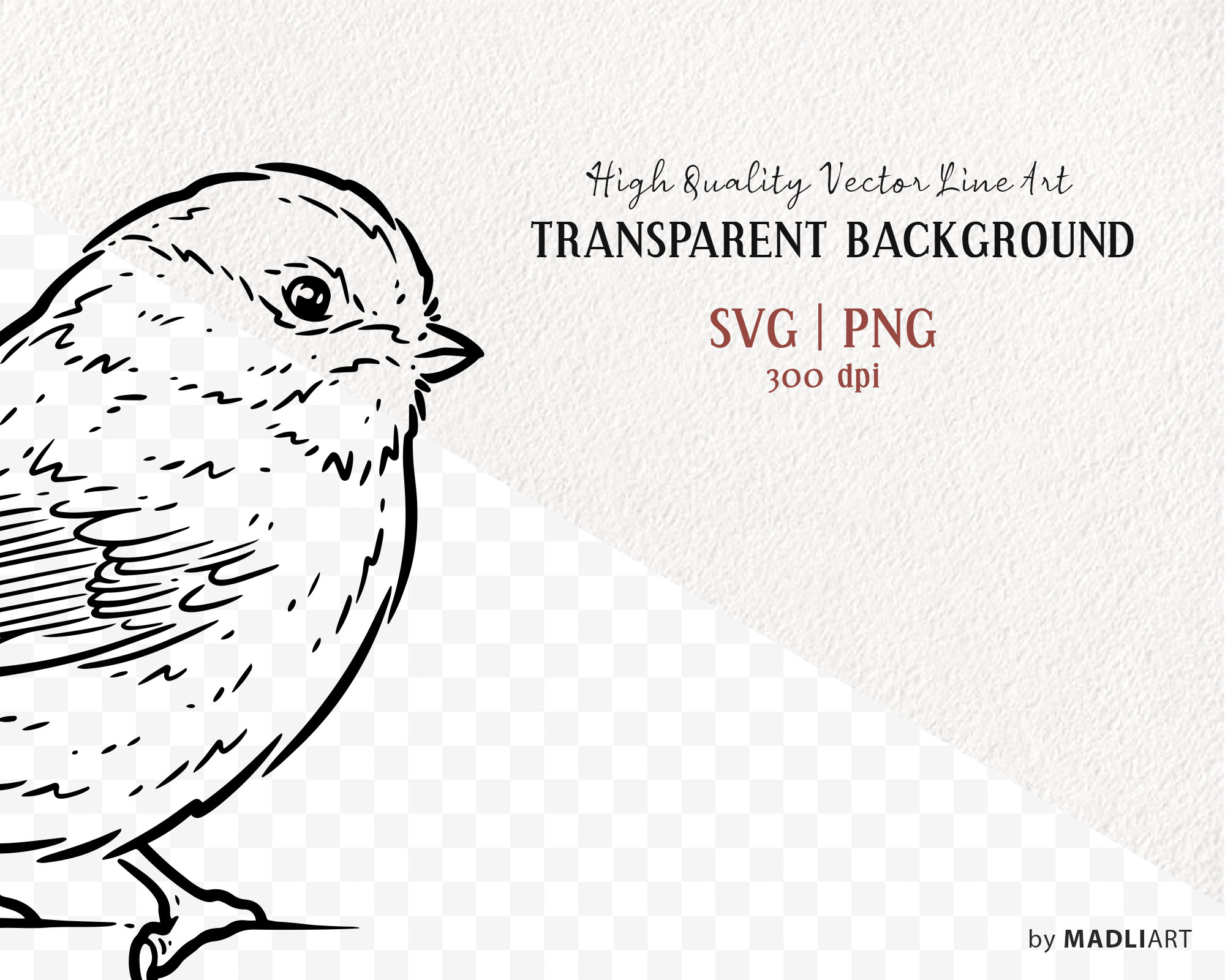 Chickadee SVG Clipart. Sparrow Vector Art. Small Bird Outline Drawing ...