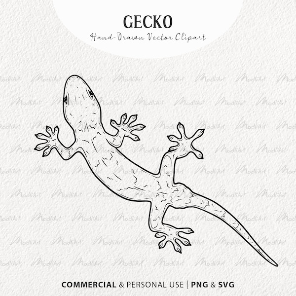 Crested Gecko Svg - Etsy