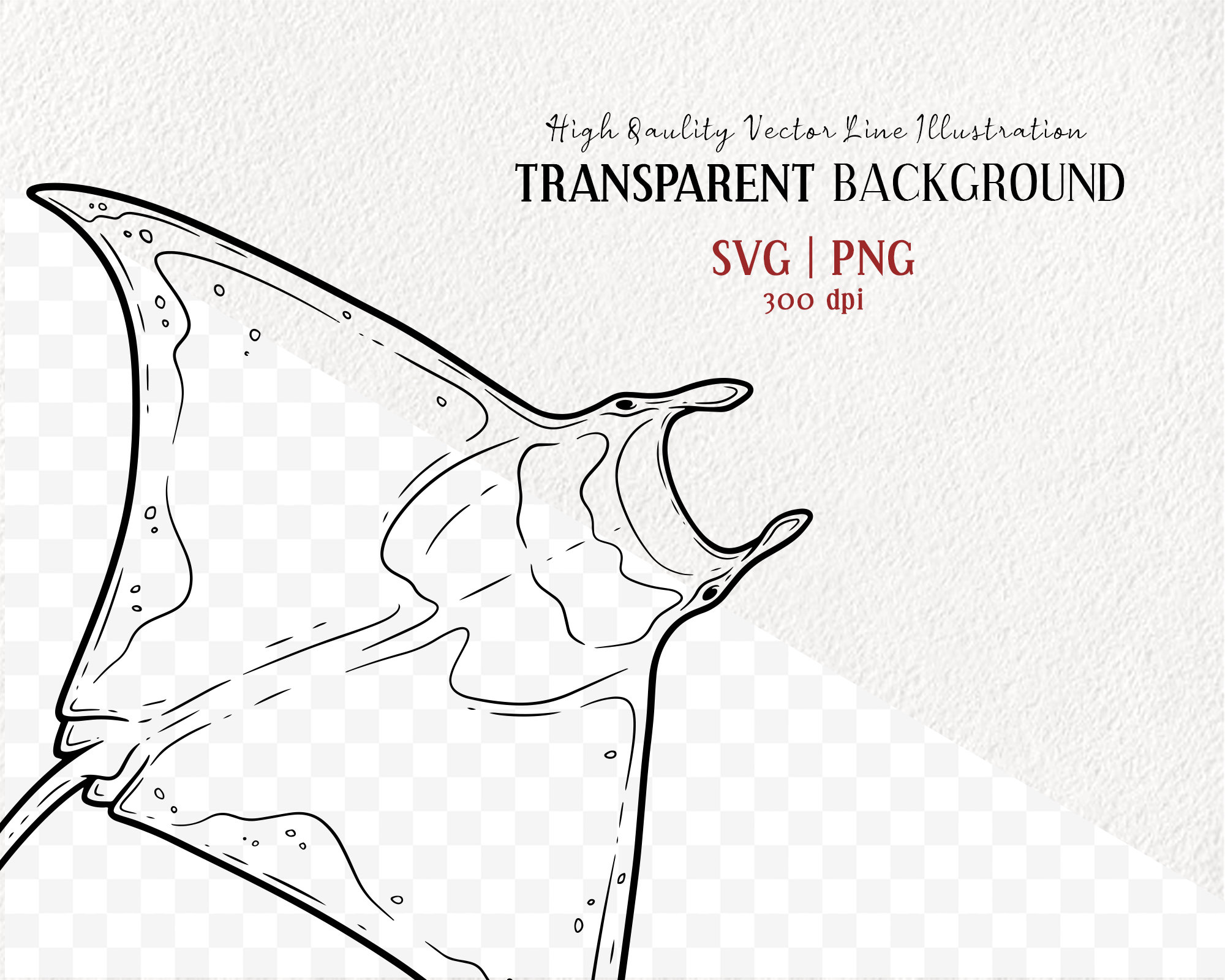 Manta Ray SVG Clipart. Ray Fish Svg Illustration. Stingray Vector Art ...