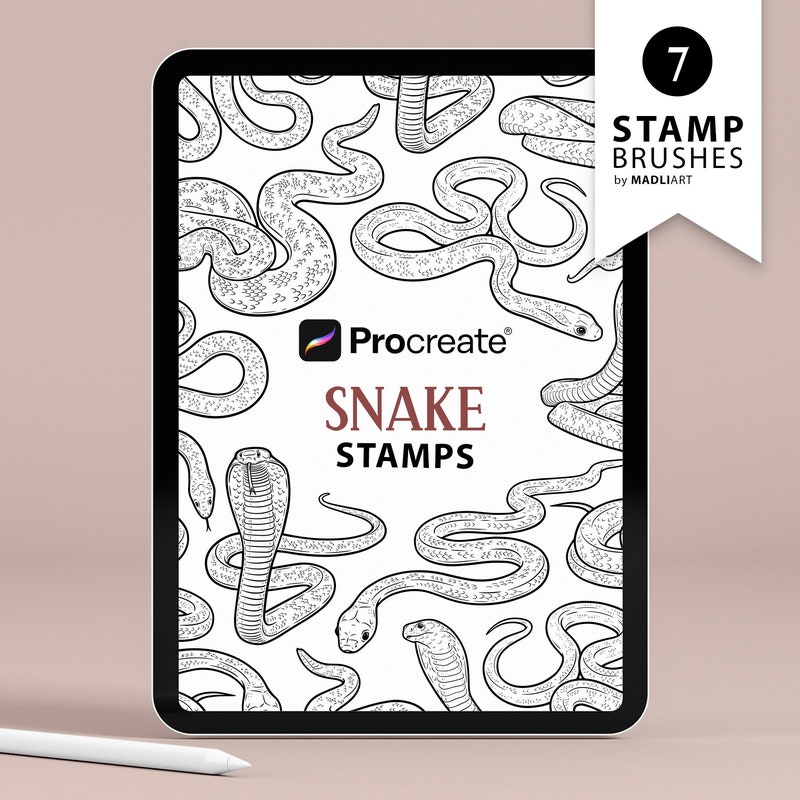 Snake Stamp - Etsy