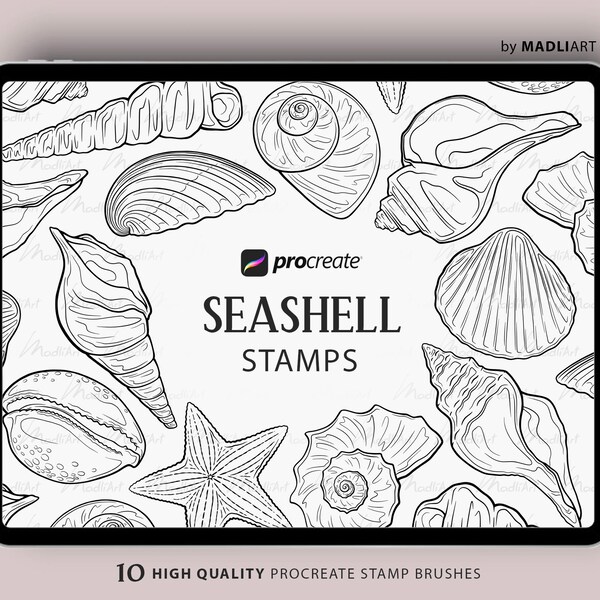 Sea Shell Stamp - Etsy