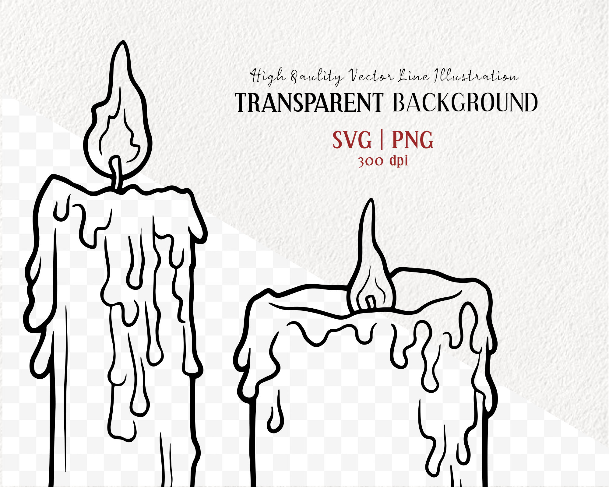 Melting Candle Clip Art