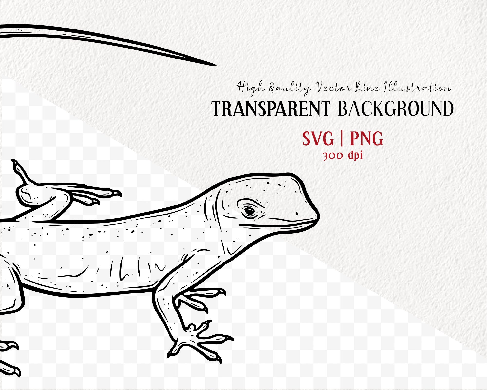 Green Anole Lizard SVG Clipart. Snake Like Lizard Vector Drawing. Blue ...