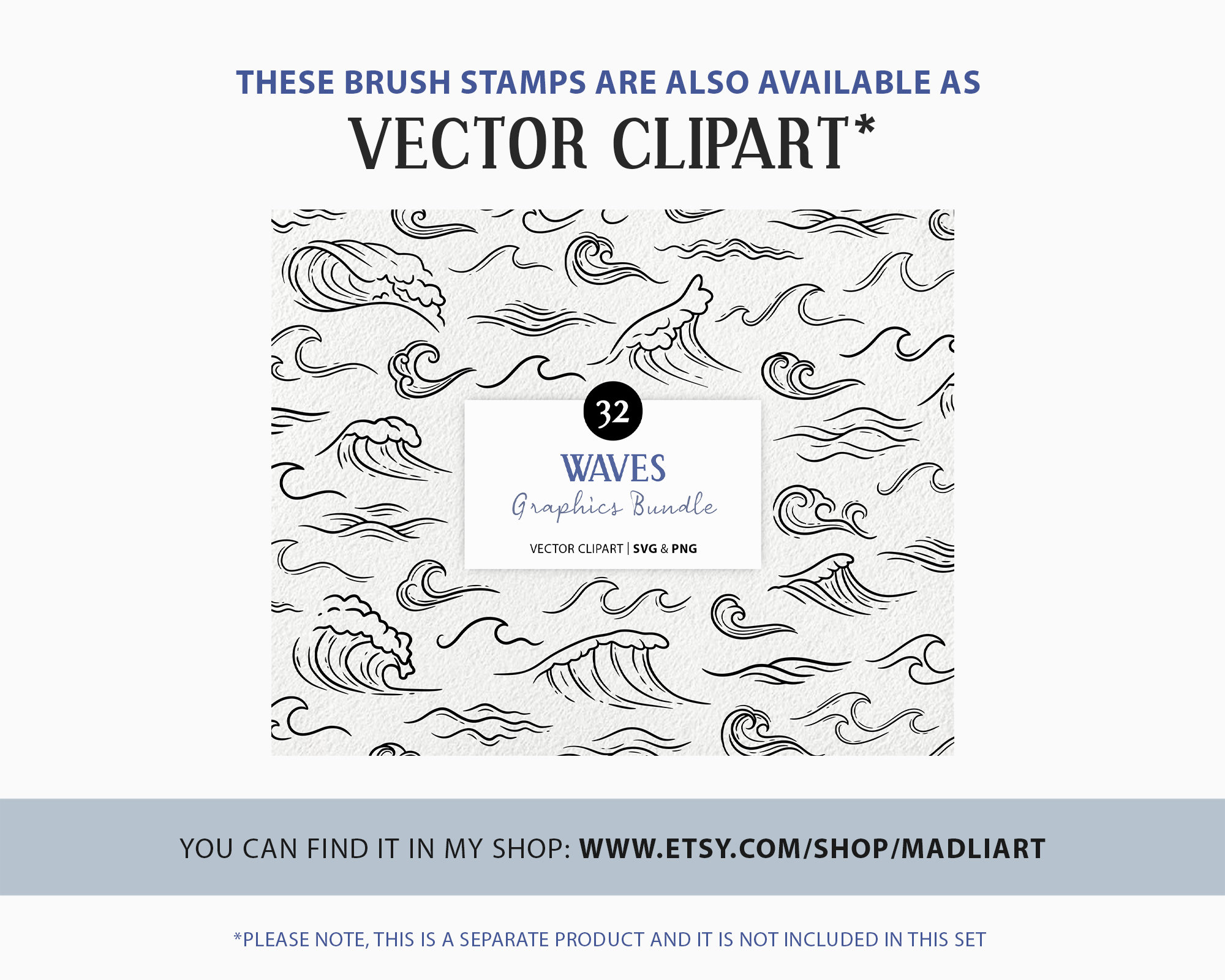 32 Procreate Wave Stamps. Ocean Wave Tattoo Design. Sea Water - Etsy