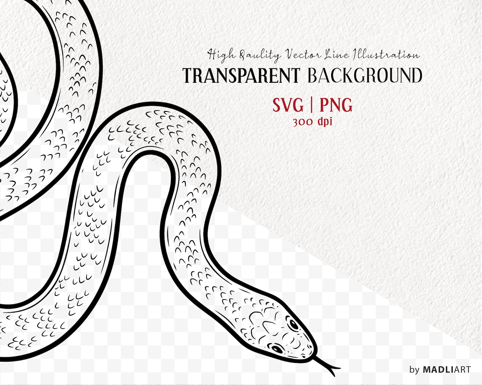 Rat Snake SVG Clipart. Snake Vector Drawing. Cobra Tattoo Design ...
