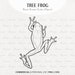 Tree Frog SVG Clipart. Frog Vector Drawing. Green, White and Red-eyed ...