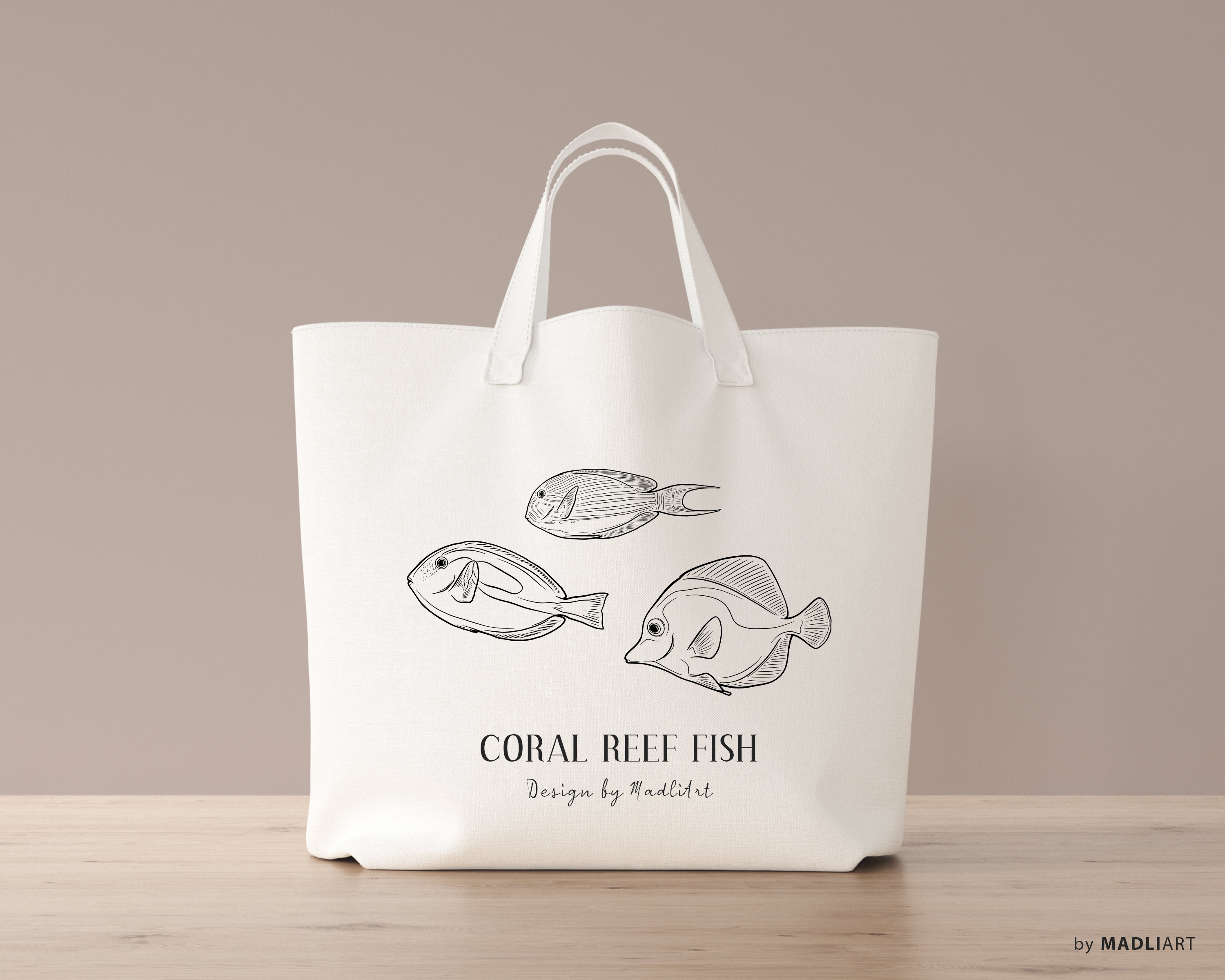 6 Procreate Coral Reef Fish Stamps. Tropical Fish Tattoo - Etsy