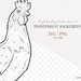 Chicken SVG Clipart. Farm Bird Vector Art. Hen Outline Drawing. Bird ...