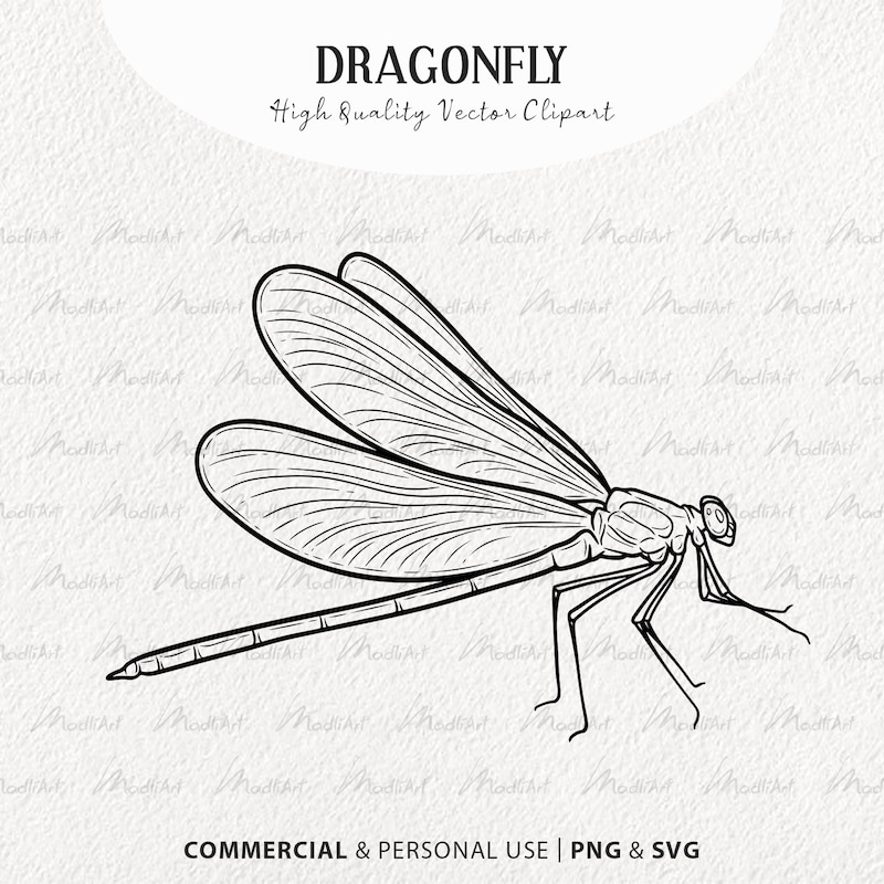 Dragonfly Svg - Etsy