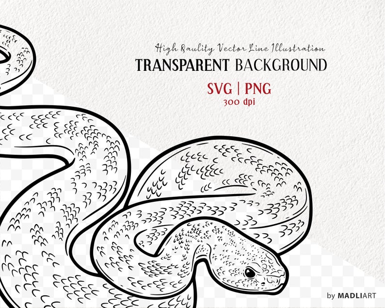 Rattlesnake SVG Clipart. Snake Vector Drawing. Cobra Tattoo Design ...
