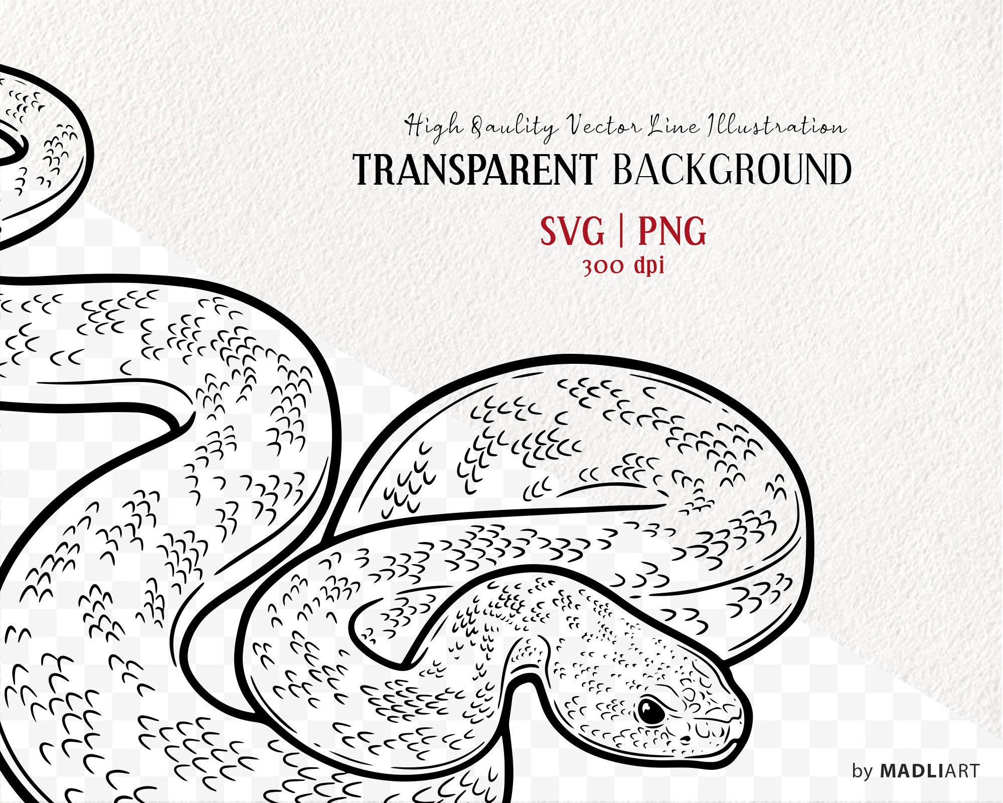 Rattlesnake SVG Clipart. Snake Vector Drawing. Cobra Tattoo Design ...