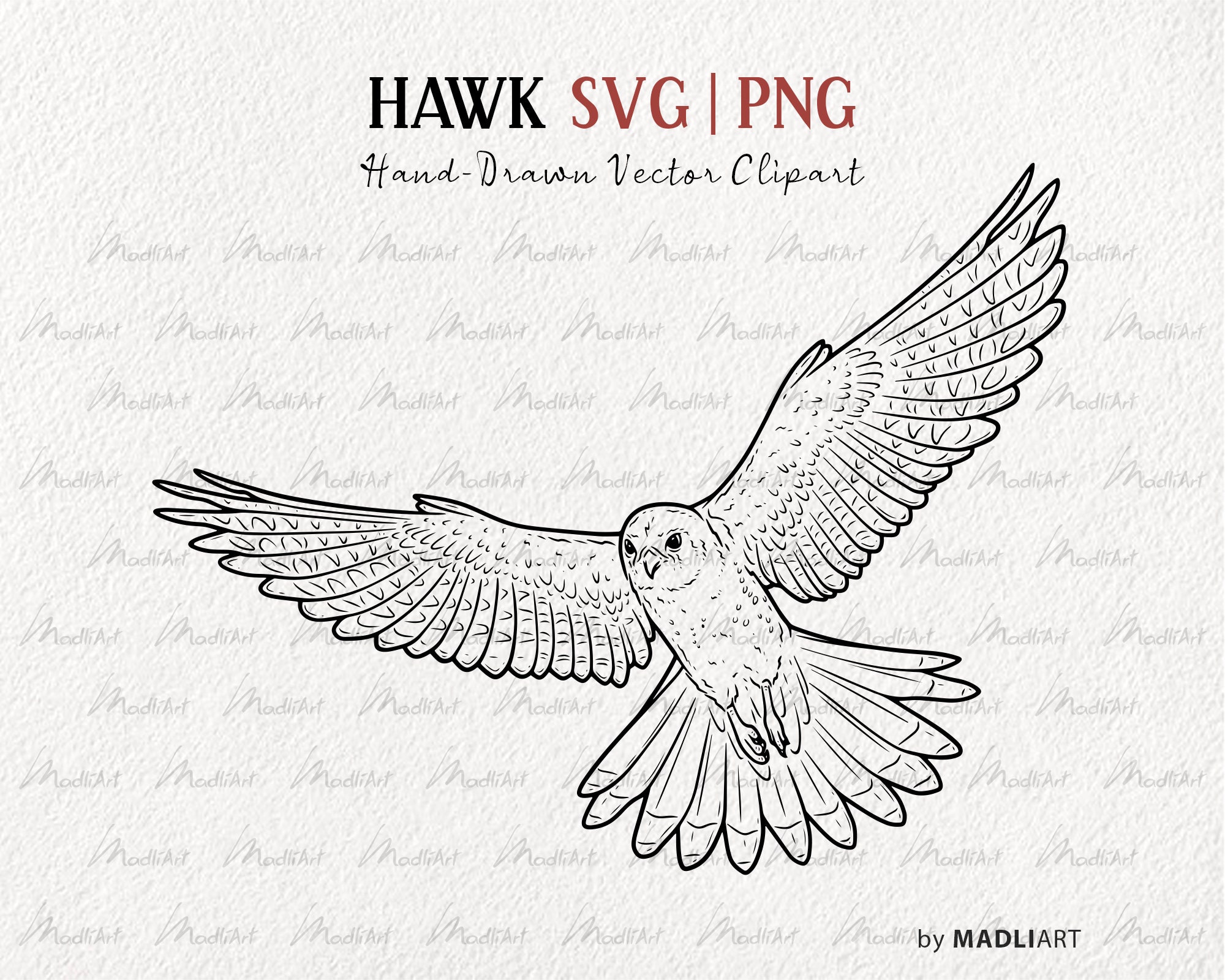 Hawk Wings Clip Art