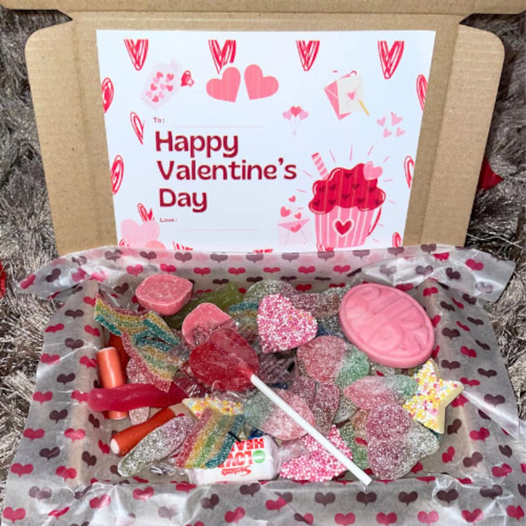 Valentines Day Sweet Box - Pick N Mix - Personalised - Boyfriend ...