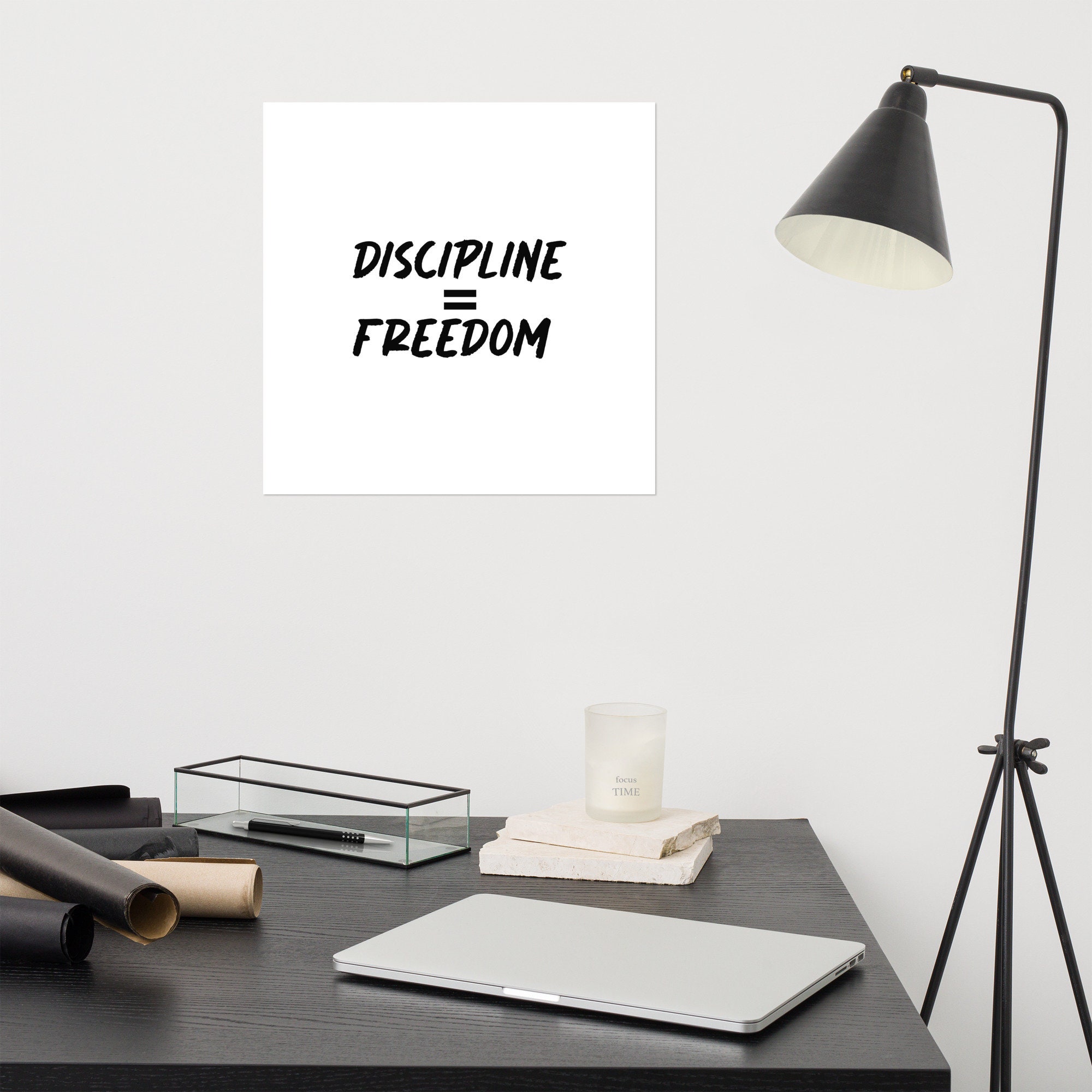 Discipline Freedom Poster - Etsy