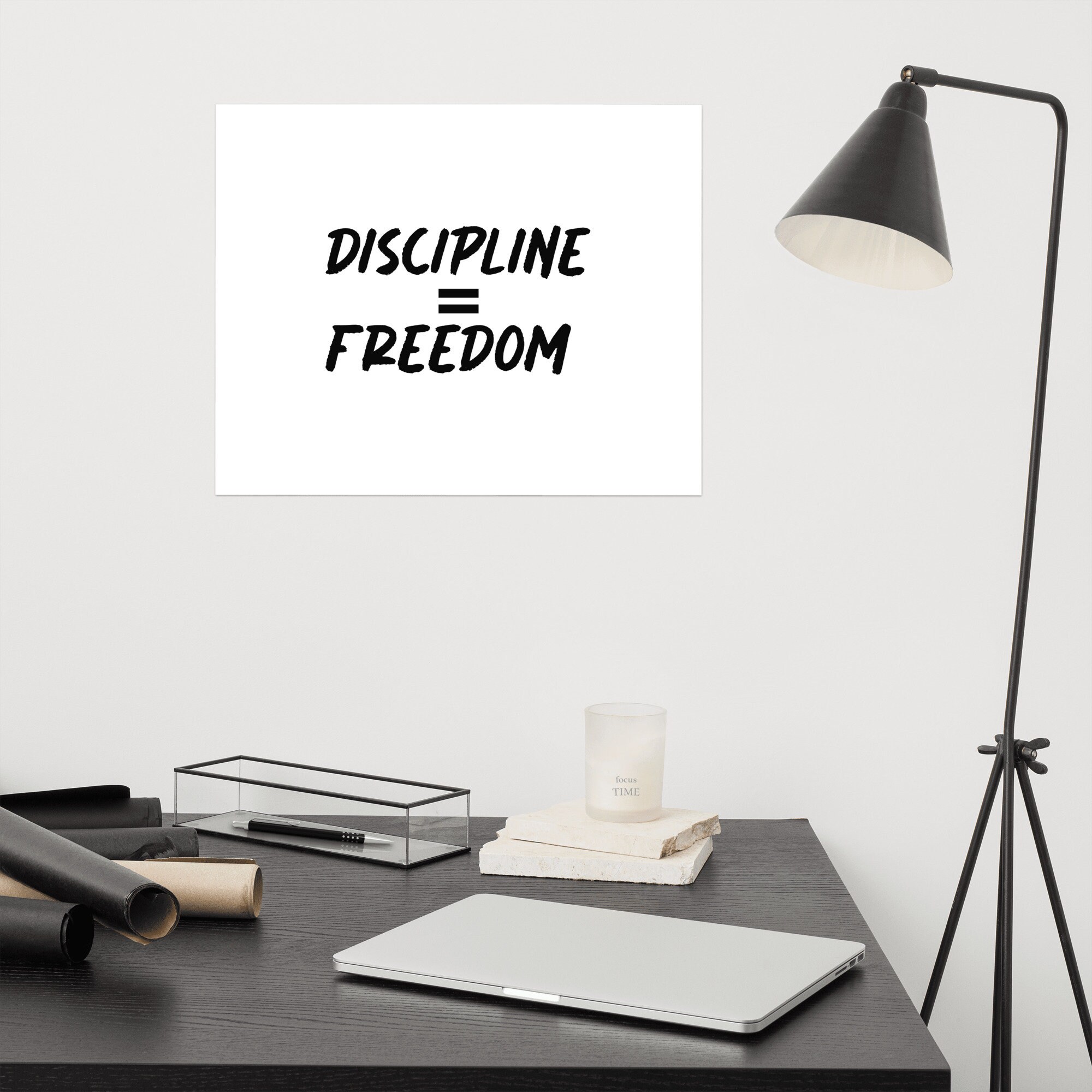 Discipline Freedom Poster - Etsy