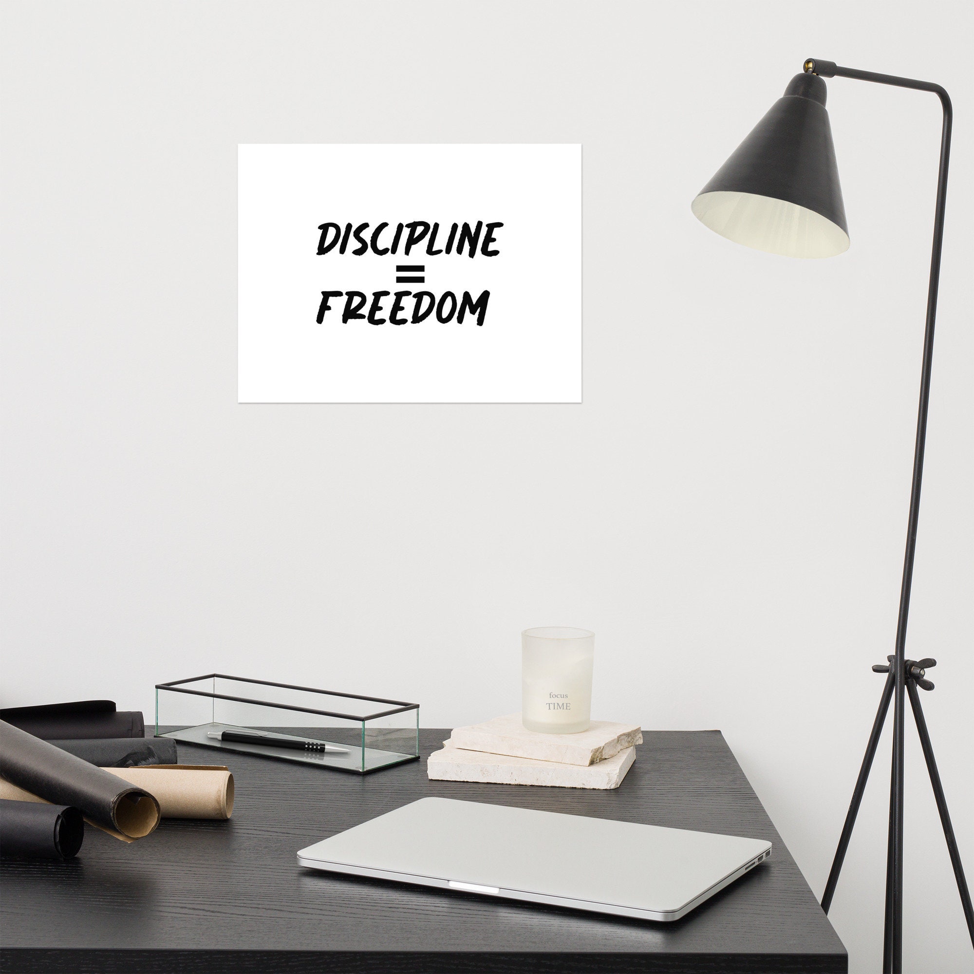 Discipline Freedom Poster - Etsy