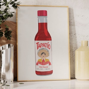 Tapatio Hot Sauce Poster Print | Tapatio Hot Sauce Art Print | College ...