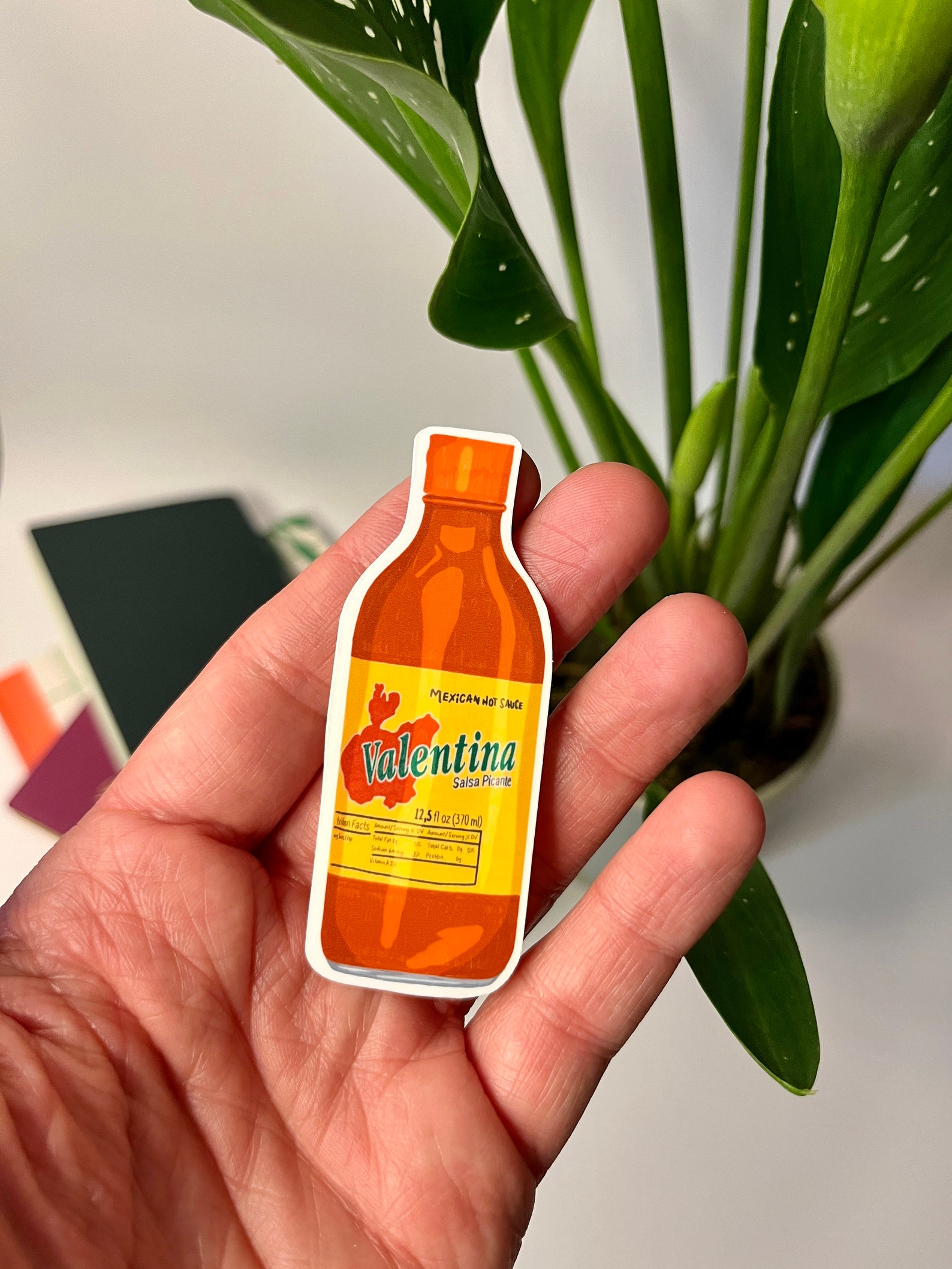 Valentina Hot Sauce Sticker Waterproof Mexican Food Sticker - Etsy
