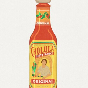 Cholula Hot Sauce Sticker: Waterproof Mexican Food Decal - Etsy