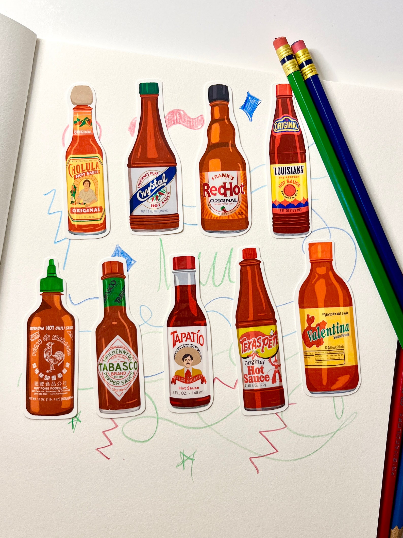 Cholula Hot Sauce Sticker: Waterproof Mexican Food Decal - Etsy