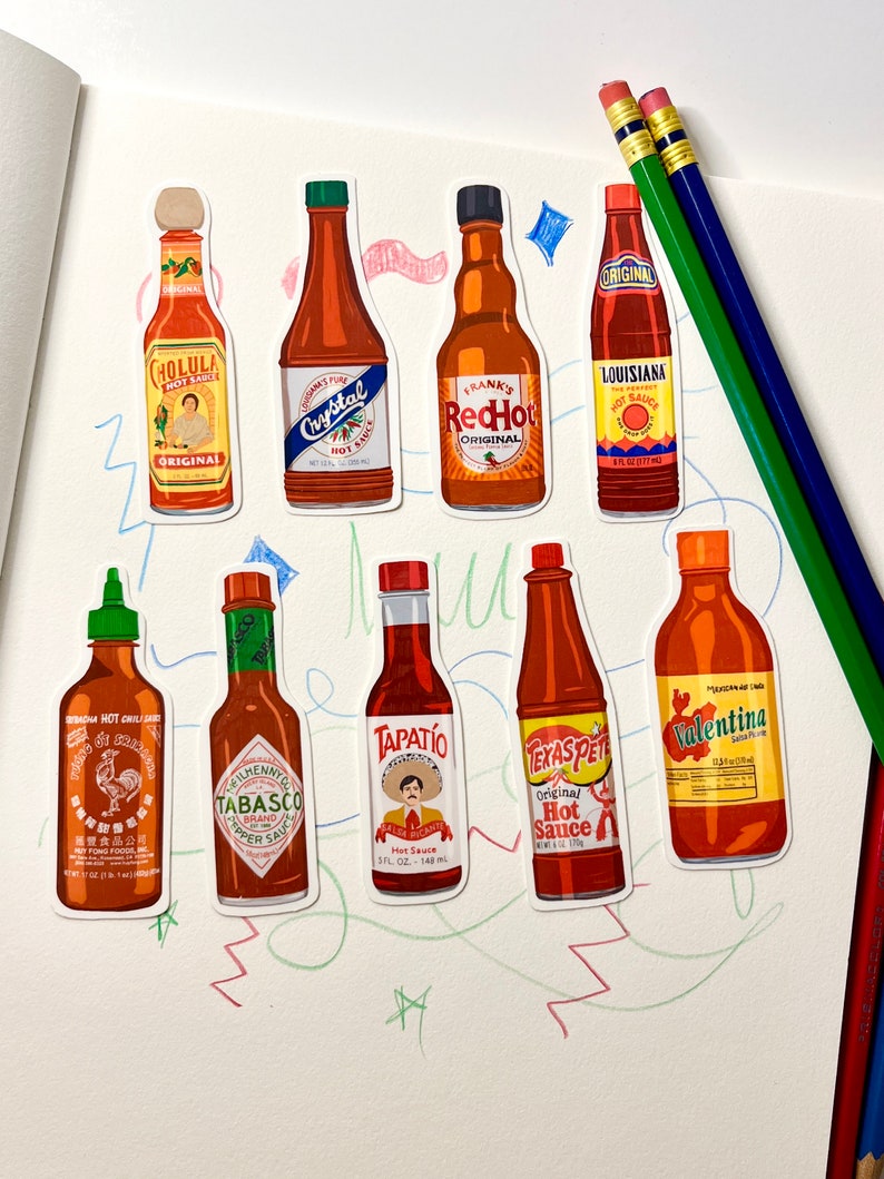 Valentina Hot Sauce Sticker Waterproof Mexican Food Sticker - Etsy