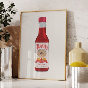Tapatio Hot Sauce Poster Print | Tapatio Hot Sauce Art Print | College ...