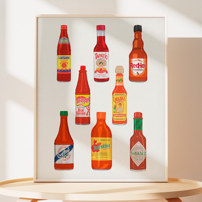 Hot Sauce Art - Etsy