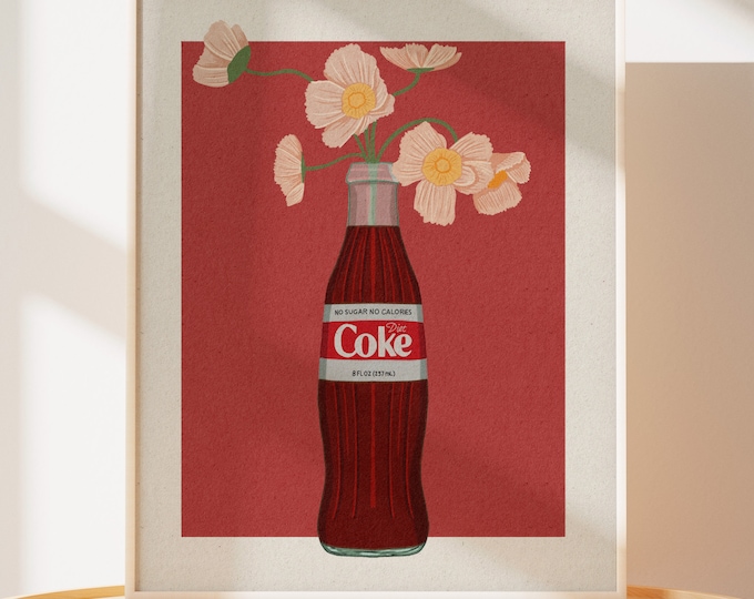 Coke Can Lamp 1985 - Etsy