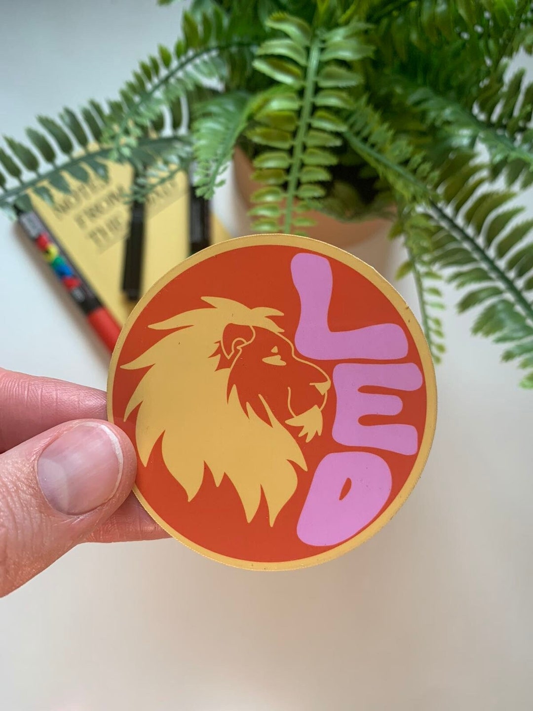 Leo Zodiac Sticker: Weatherproof Astrology Gift - Etsy