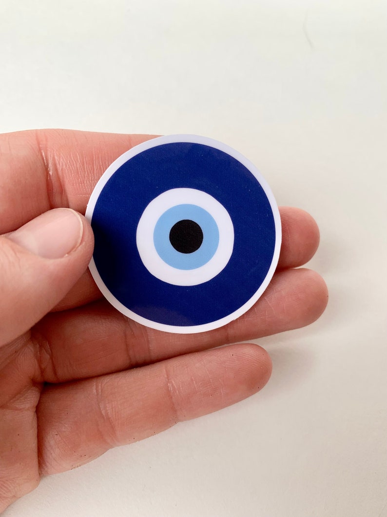Evil Eye Sticker Waterproof Laptop Sticker Phone Sticker - Etsy