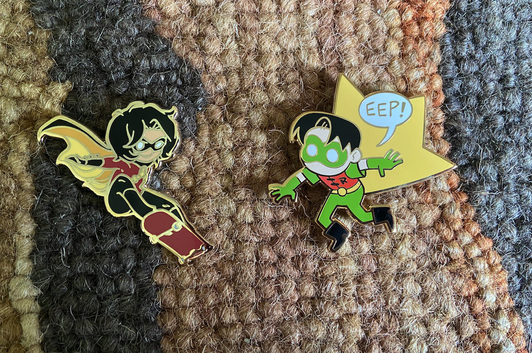 Enamel Pins - Tim Drake Zine - Etsy