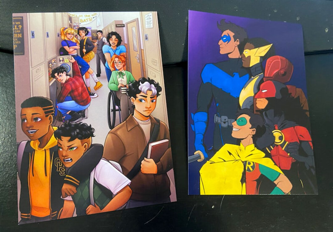 Art Prints | Batfam AU Zine - Etsy
